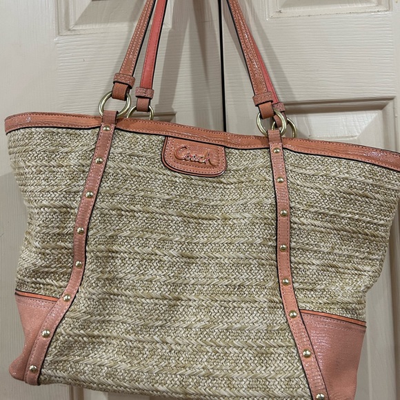 Coach | Bags | Coach Straw Tote | Poshmark